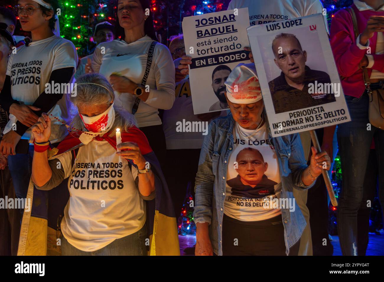 December 1, 2024, Caracas, Miranda, Venezuela: Family, friends and ...