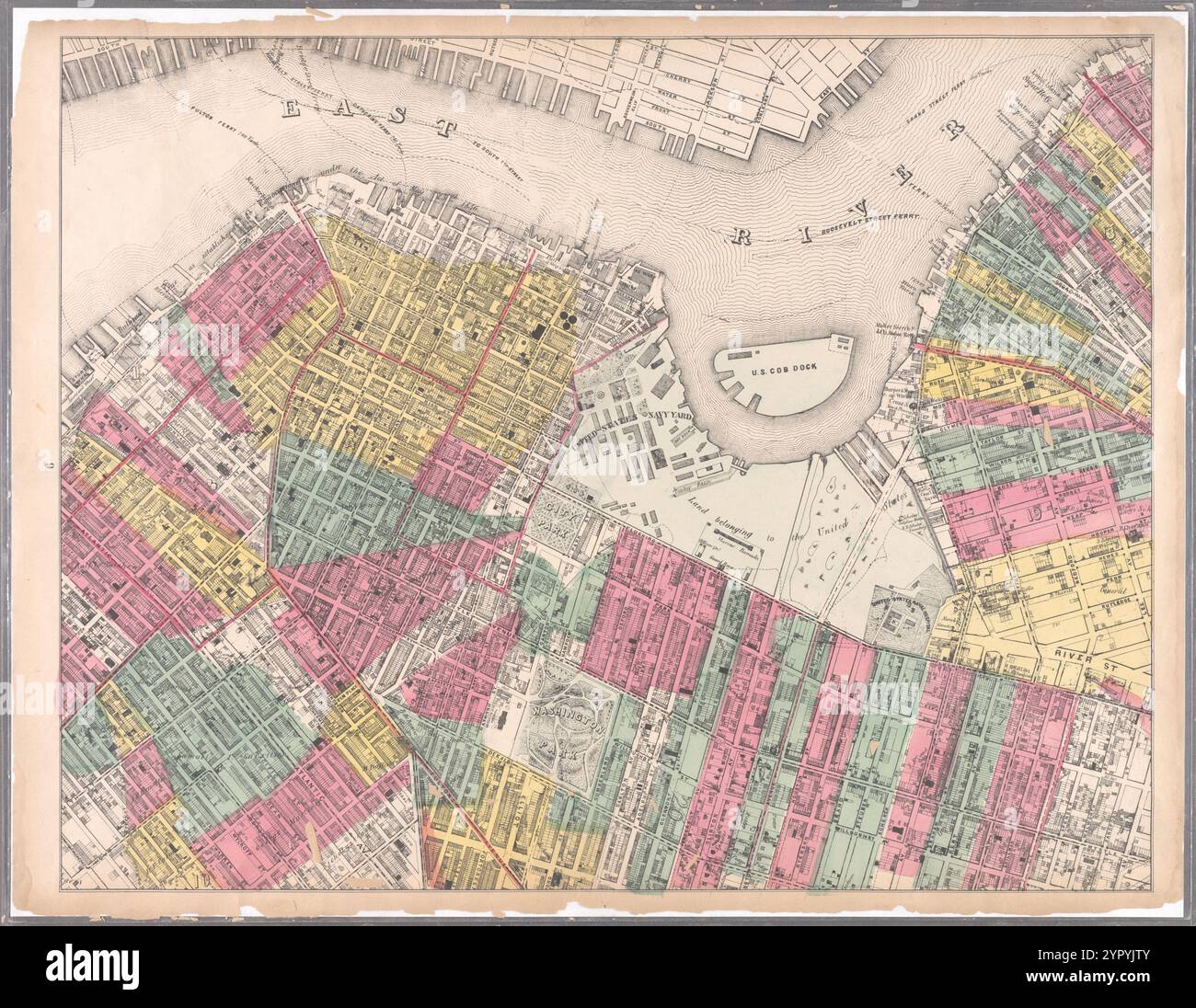 Vinegar hill brooklyn map hi-res stock photography and images - Alamy