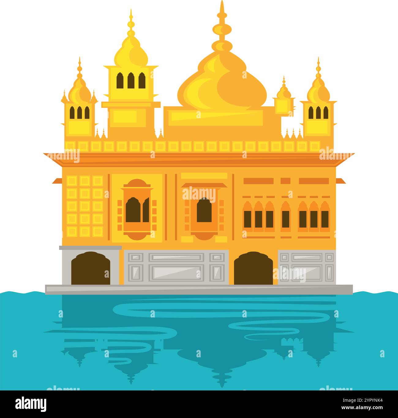 golden temple isolated Stock Vector Image & Art - Alamy