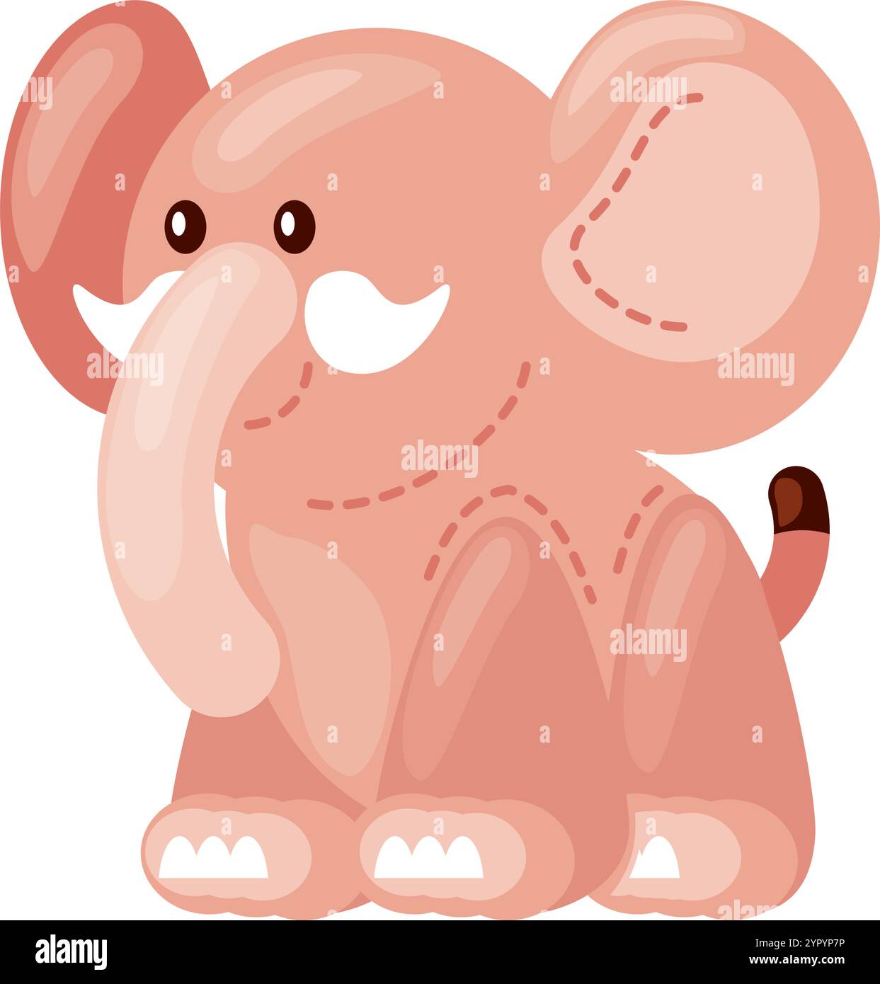 stuffed elephant toy Stock Vector Image & Art - Alamy