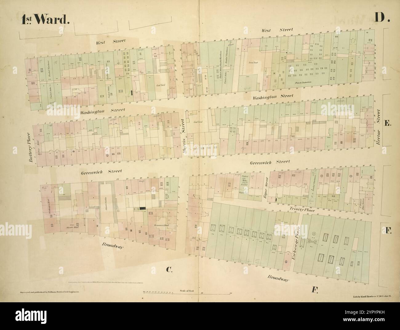 William edgar map hi-res stock photography and images - Alamy