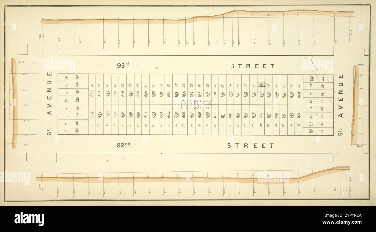 Block no 577 map hi-res stock photography and images - Alamy