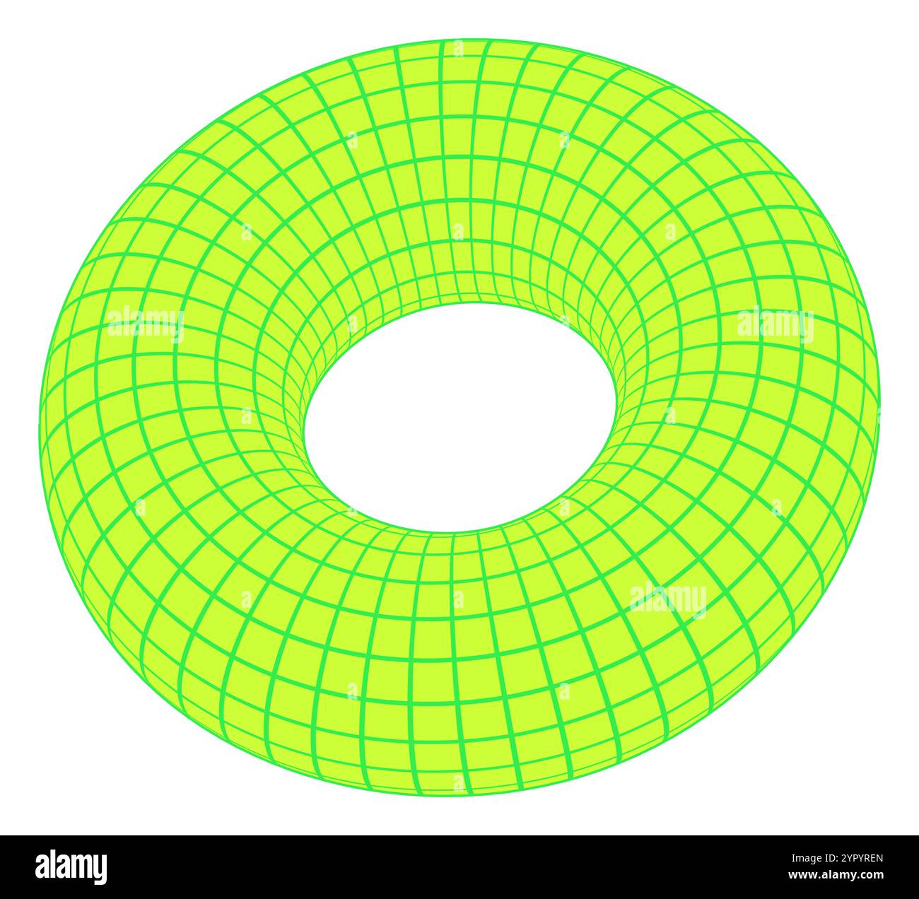 Y2k 3d Wireframe Torus Patch Stock Vector Image & Art - Alamy