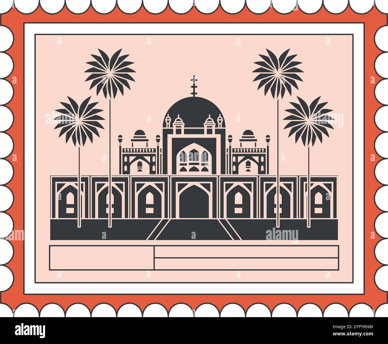 Humayun tomb exterior view Stock Vector Images - Alamy