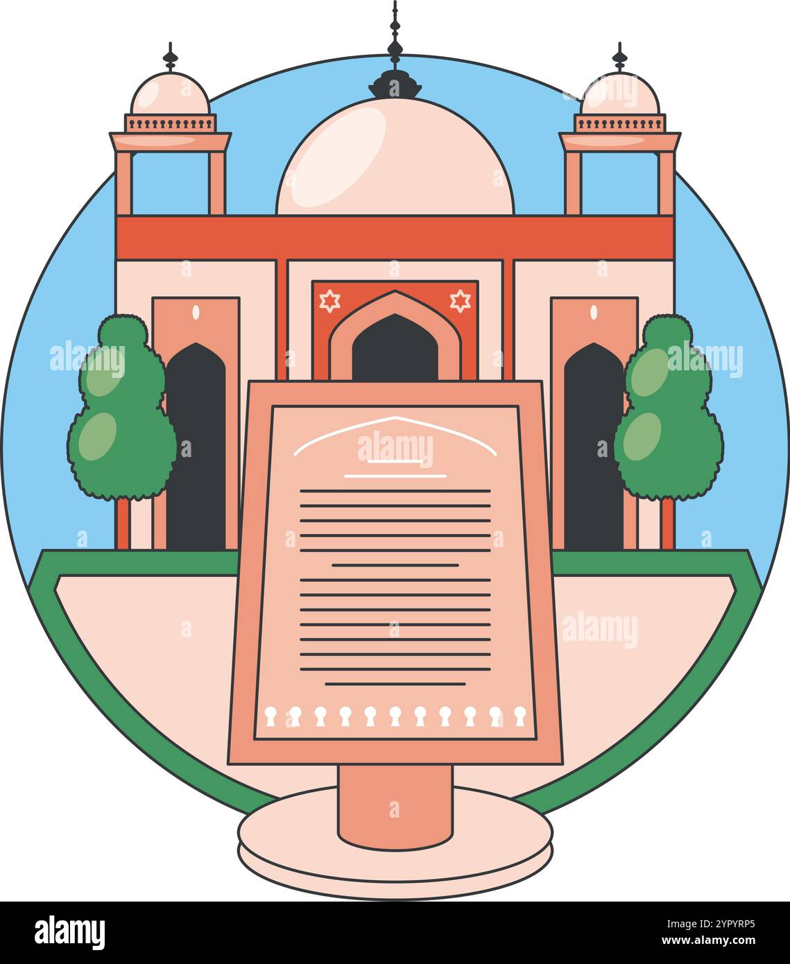 humayun tomb indian monument Stock Vector Image & Art - Alamy