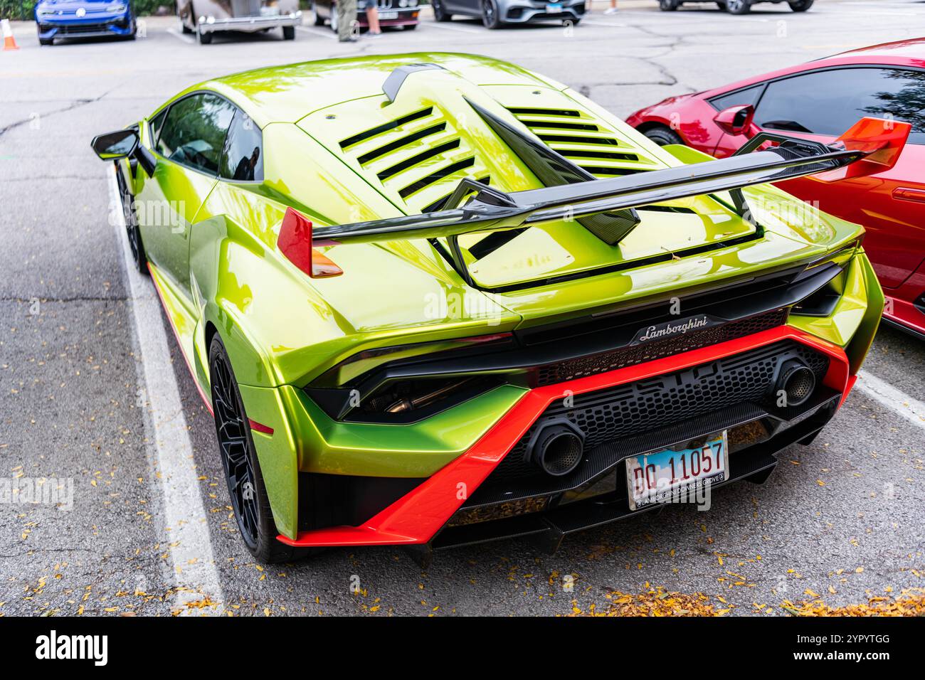 Chicago, Illinois - September 29, 2024: 2021 Lamborghini Huracan STO ...