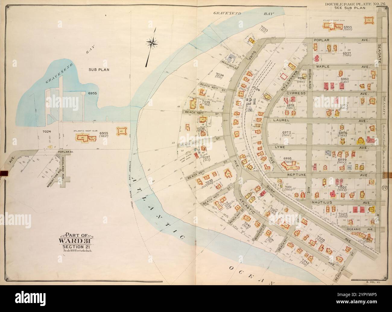 Seagate brooklyn map hi-res stock photography and images - Alamy