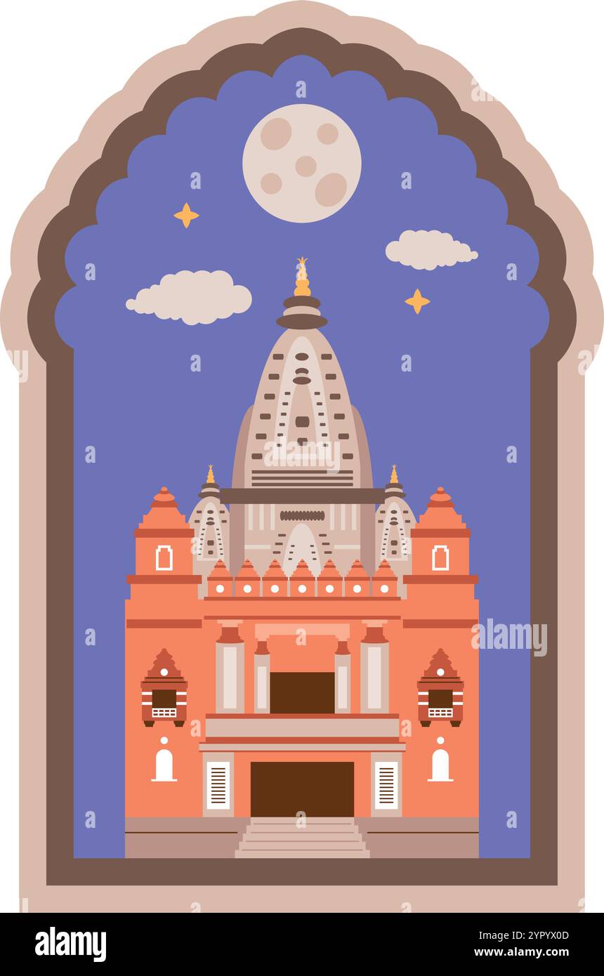 Kashi vishwanath Stock Vector Images - Alamy