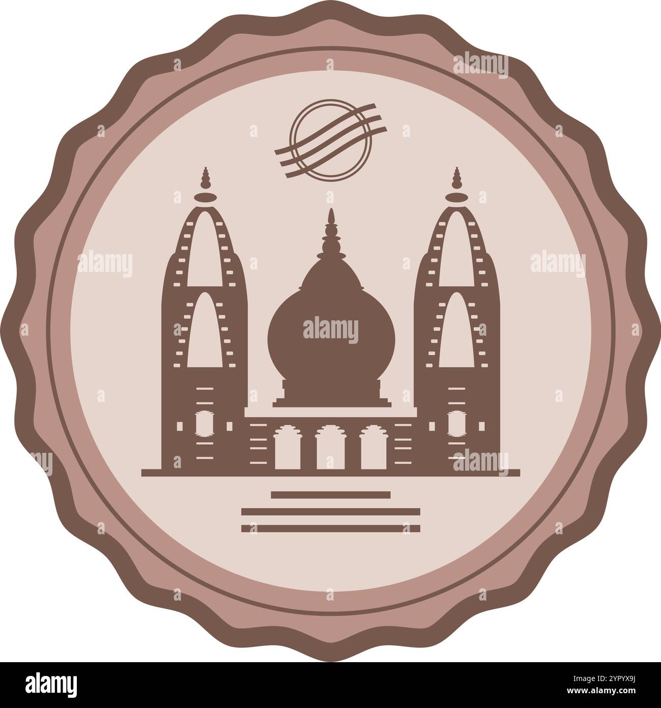 kashi vishwanath temple badge Stock Vector Image & Art - Alamy