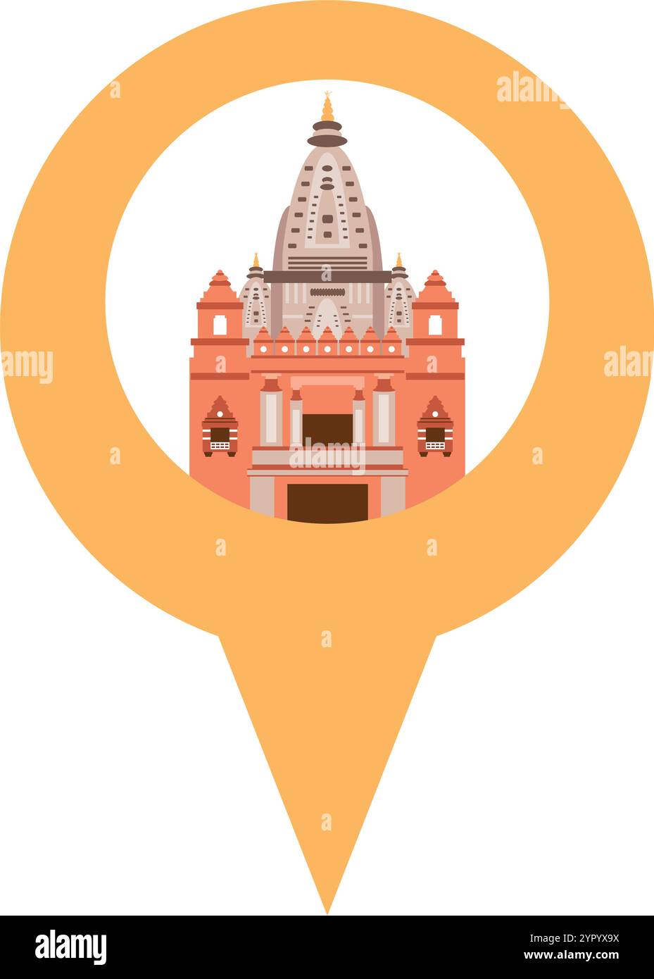 kashi vishwanath temple location Stock Vector Image & Art - Alamy