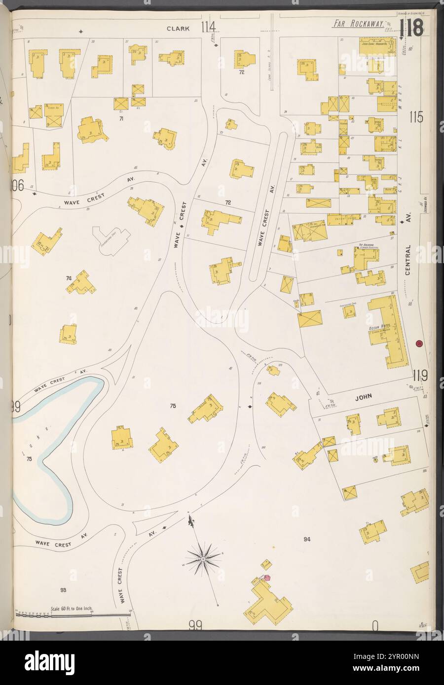 Queens V. 4, Plate No. 118 [Map bounded by Clark, Central Ave., Wave ...