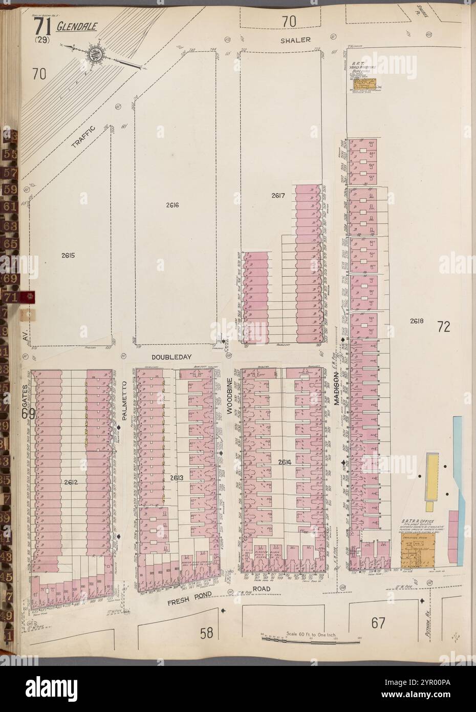 Queens V. 3, Plate No. 71 [Map bounded by Shaler, Fresh Pond Rd., Gates ...