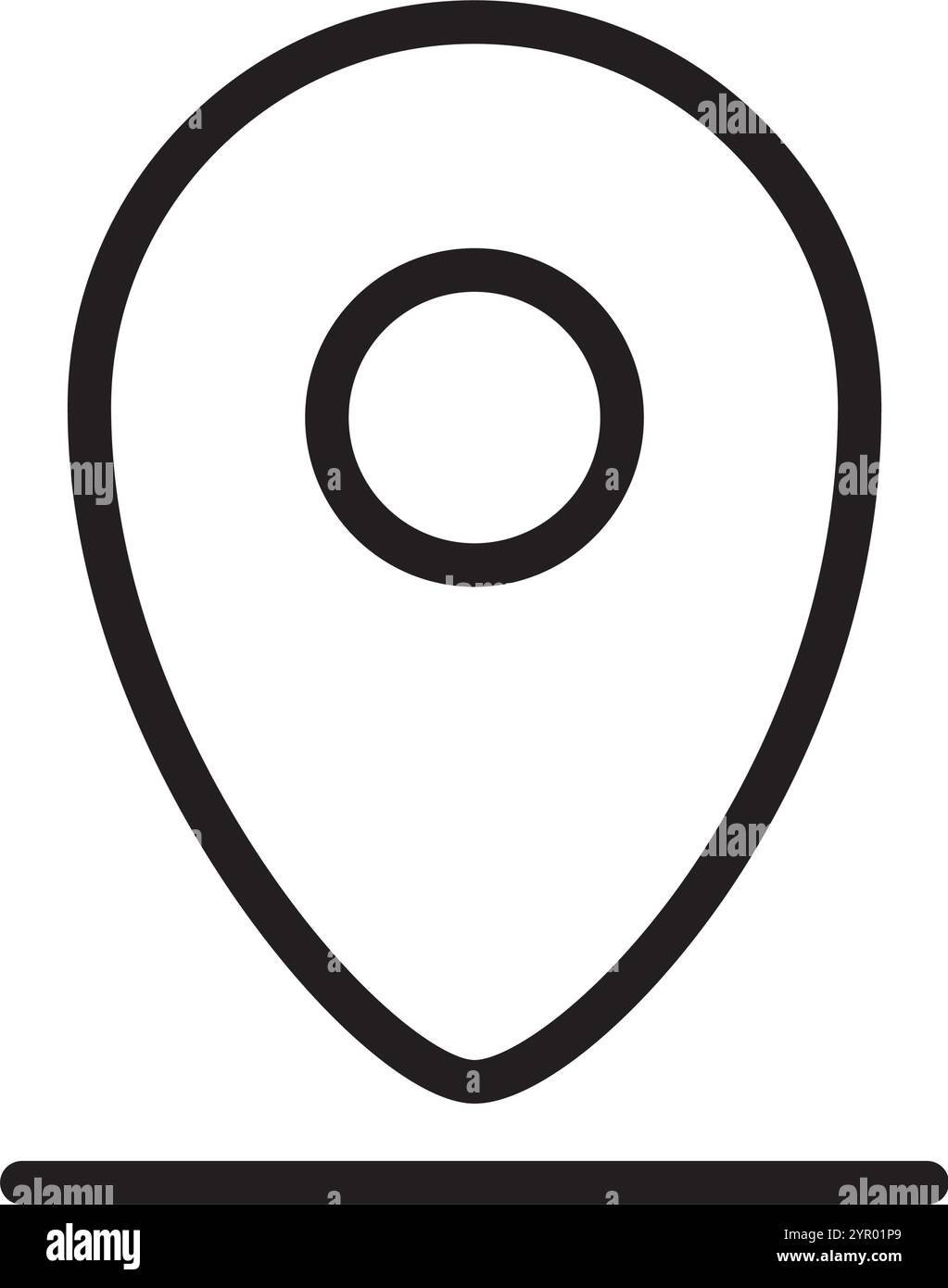 navigation pin location icon Stock Vector Image & Art - Alamy