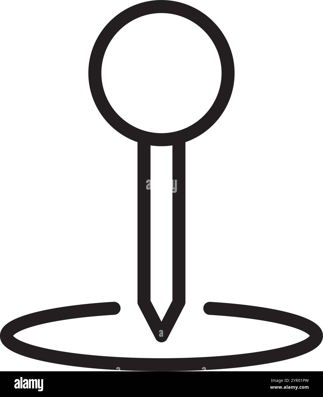 location push pin icon Stock Vector Image & Art - Alamy