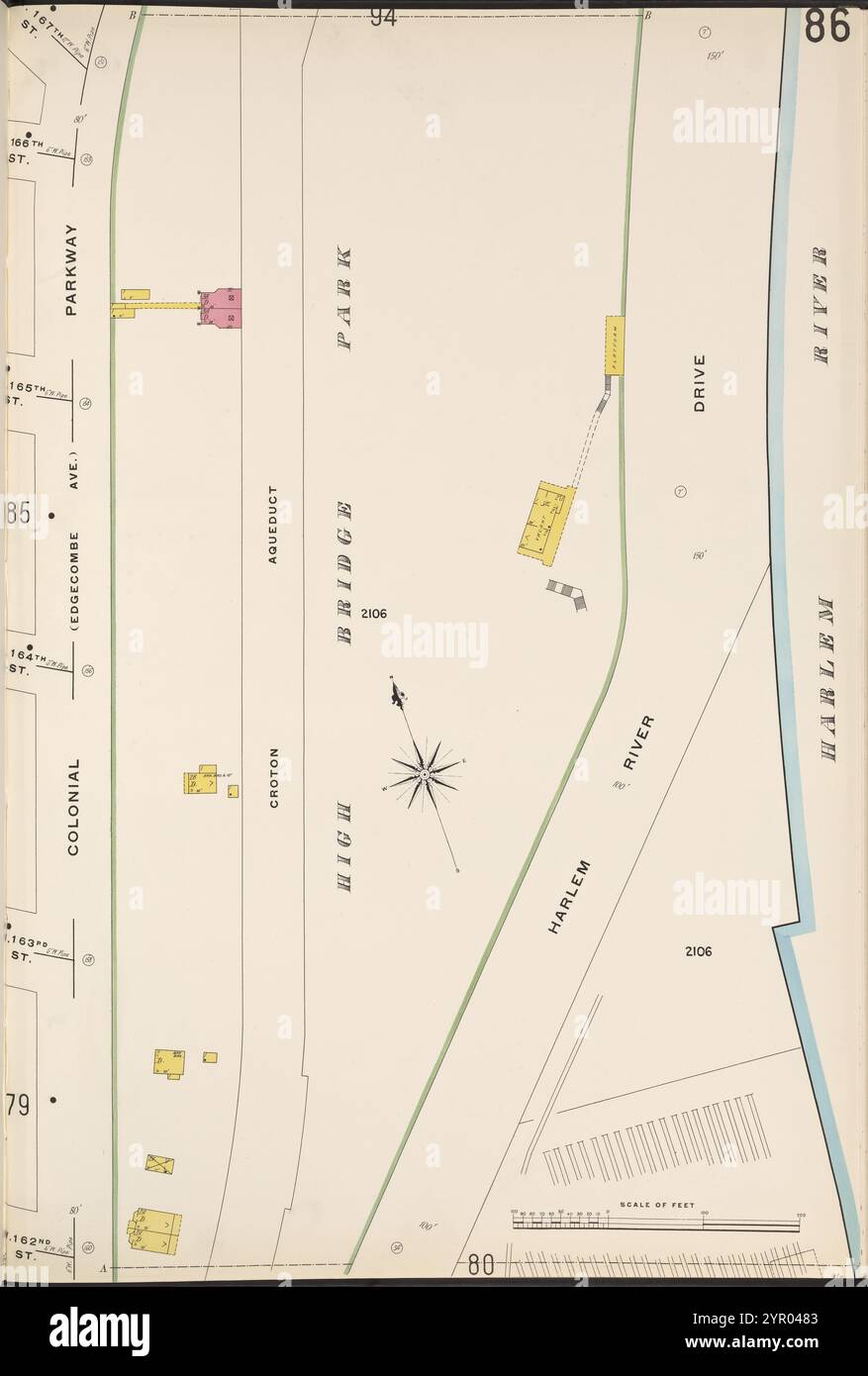 Map of the colonial parkway hi-res stock photography and images - Alamy