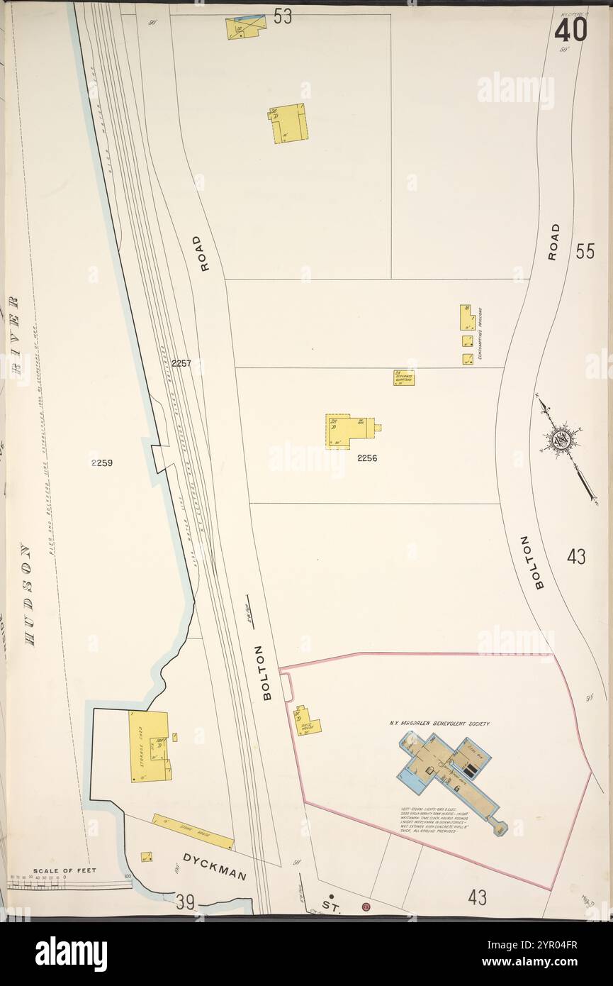 Manhattan, V. 12, Plate No. 40 [Map bounded by Bolton Rd., Dyckman St ...