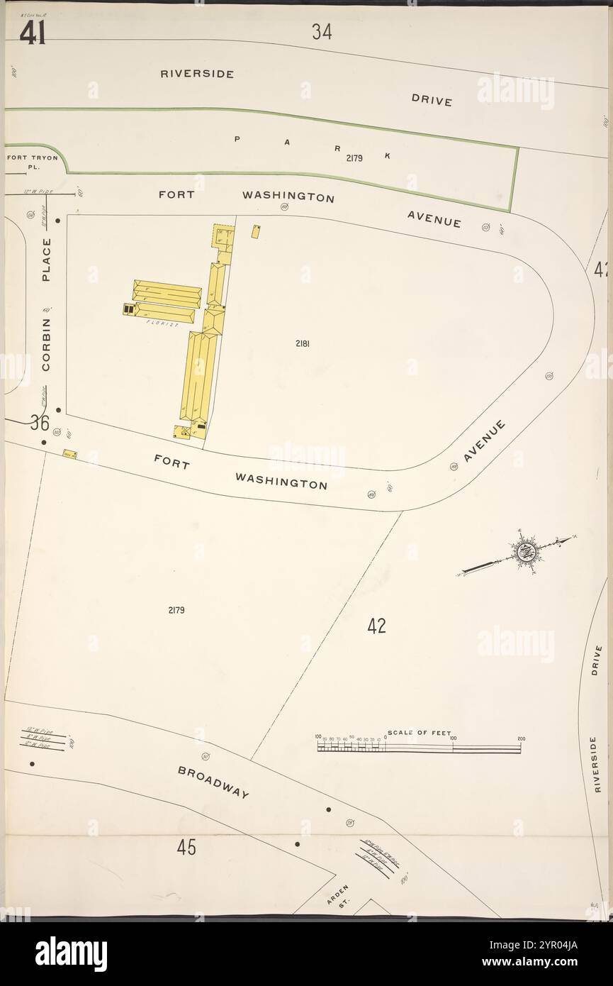 Manhattan, V. 12, Plate No. 41 [Map bounded by Riverside Drive ...