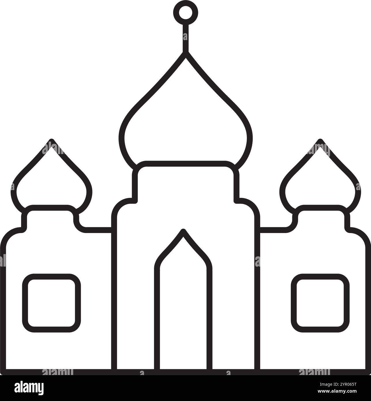 gurdwara building linear design Stock Vector Image & Art - Alamy