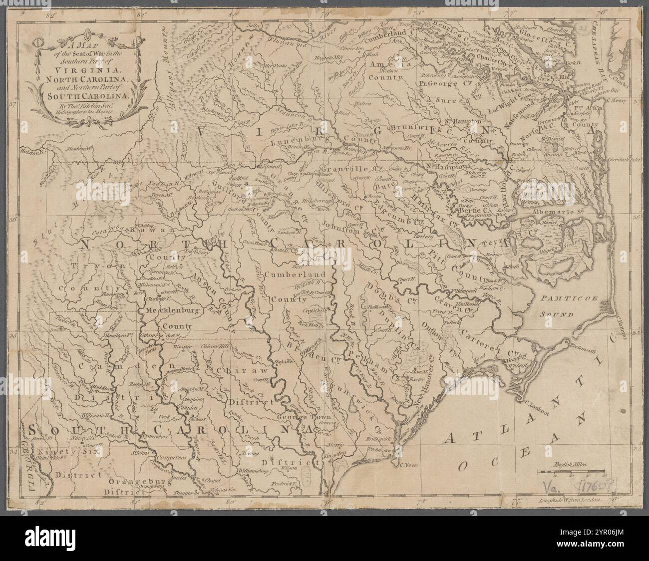 A map of the seat of war in the southern part of Virginia, North ...