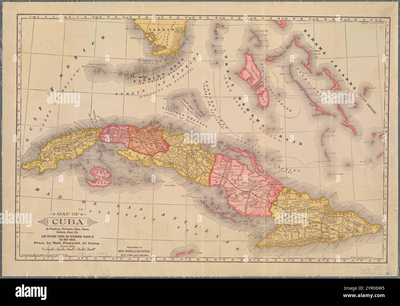 Cuba map with provinces hi-res stock photography and images - Alamy