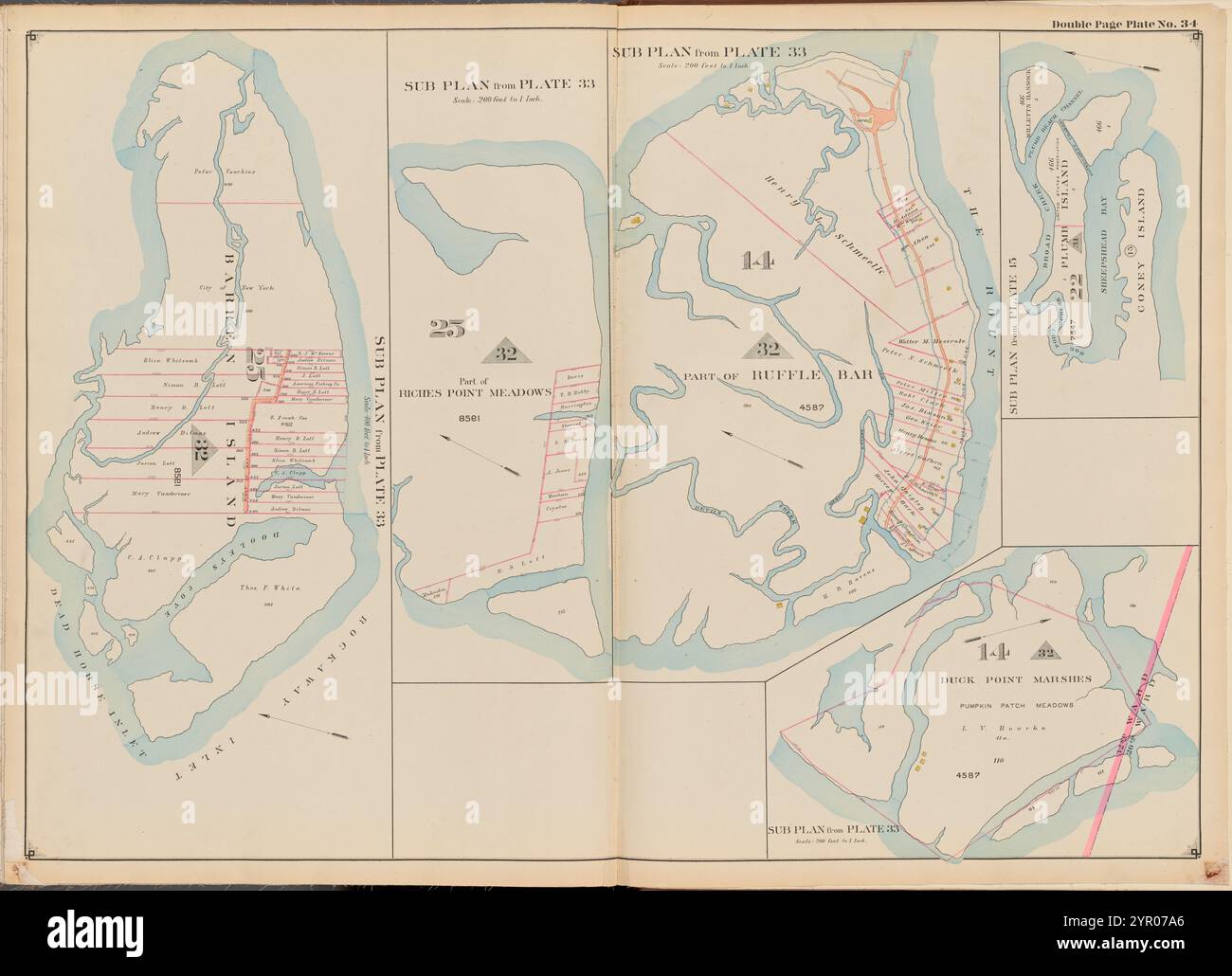 Sub Plan from Plate 33 [Barren Island]; Sub Plan from Plate 33 Part of ...