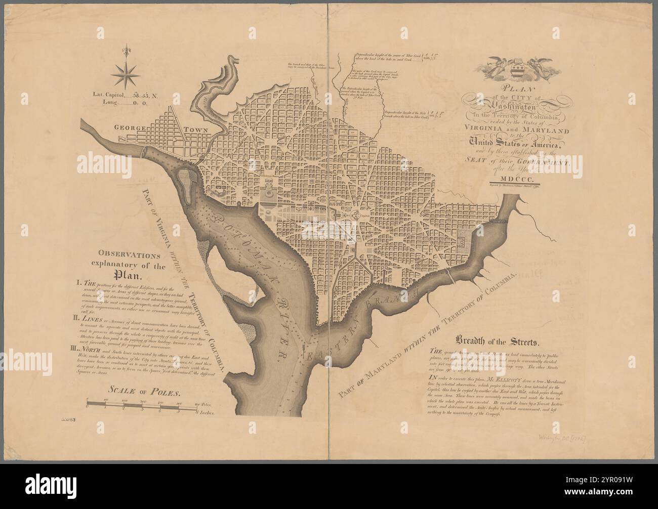 1820 map united states hi-res stock photography and images - Alamy