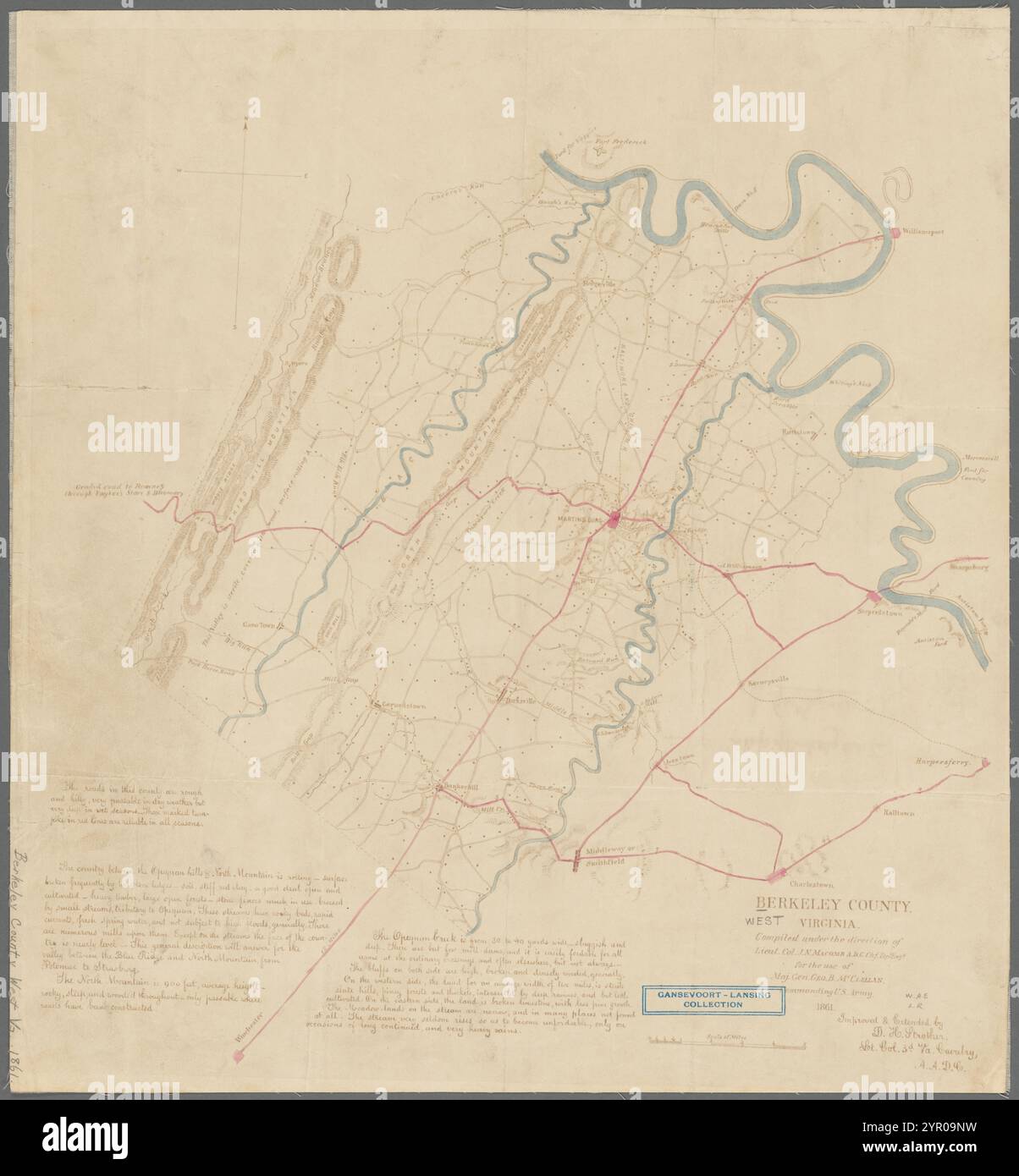 Berkeley county map hi-res stock photography and images - Alamy
