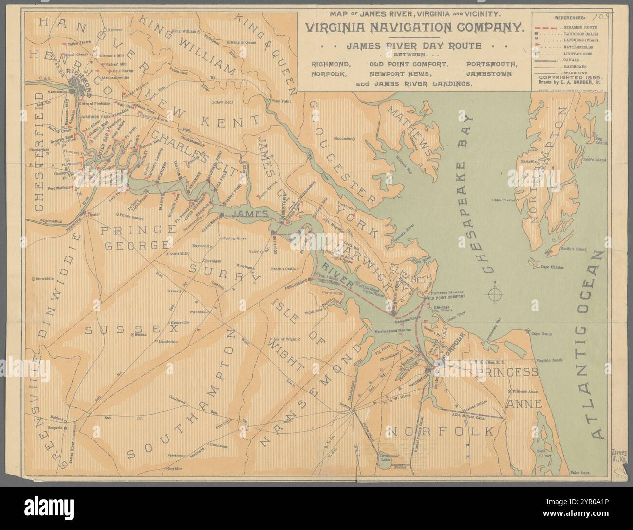 Point richmond map hi-res stock photography and images - Alamy