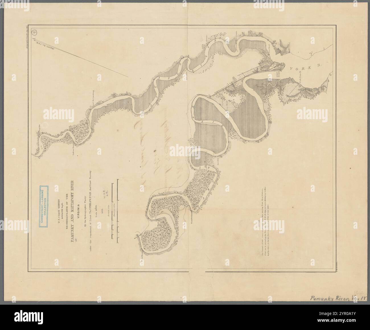 Reconnaissance of the Pamunky and Mattapony River, Virginia 1862 by ...