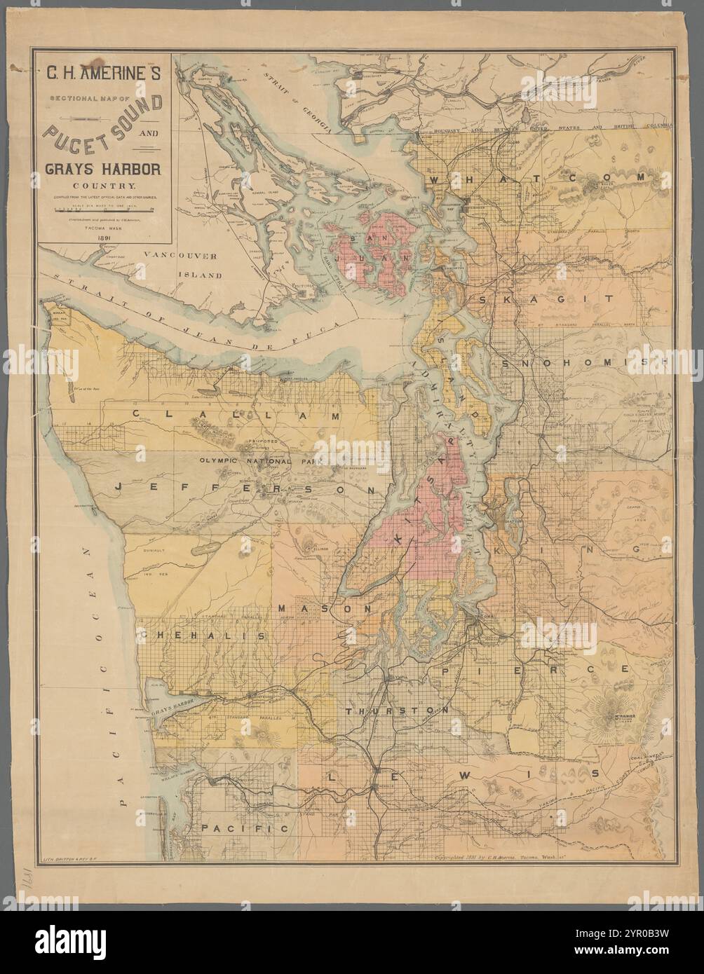 Puget sound watershed wash hi-res stock photography and images - Alamy