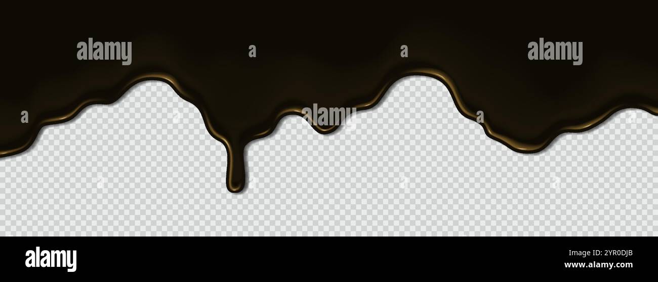 Flowing liquid sticky machine black oil, petroleum pollution. Liquid ...