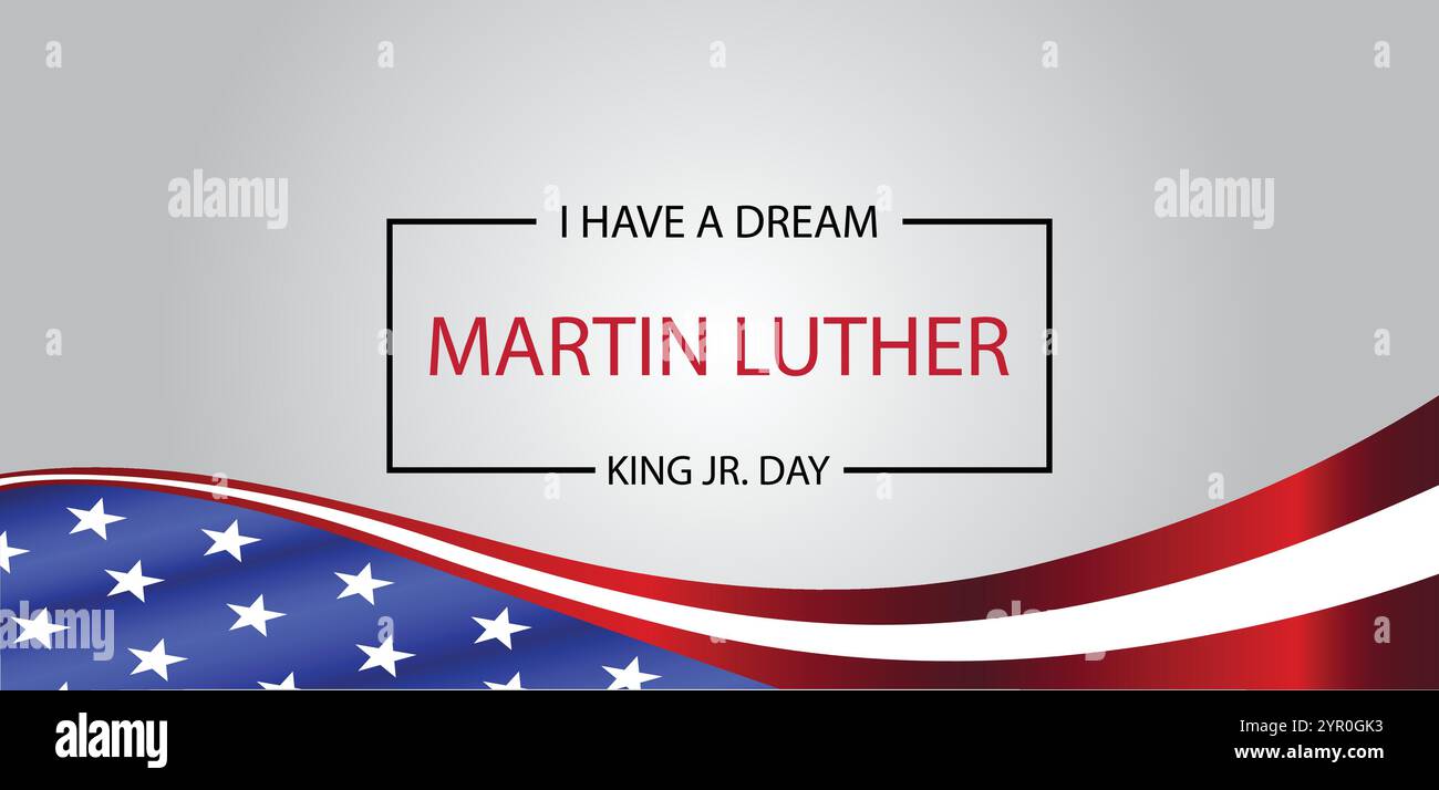 Reflecting on Martin Luther King Day An Ode to Dreams Stock Vector ...