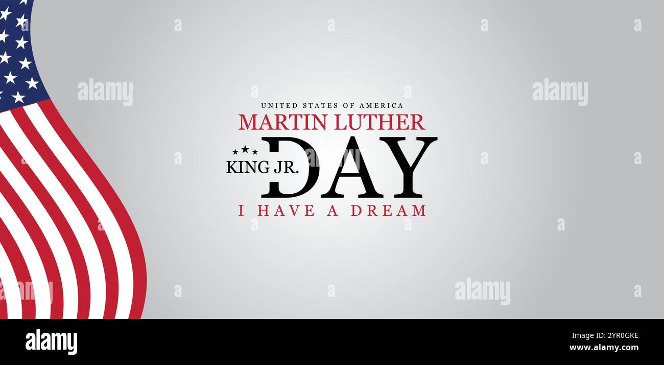 Reflecting on Martin Luther King Day An Ode to Dreams Stock Vector ...