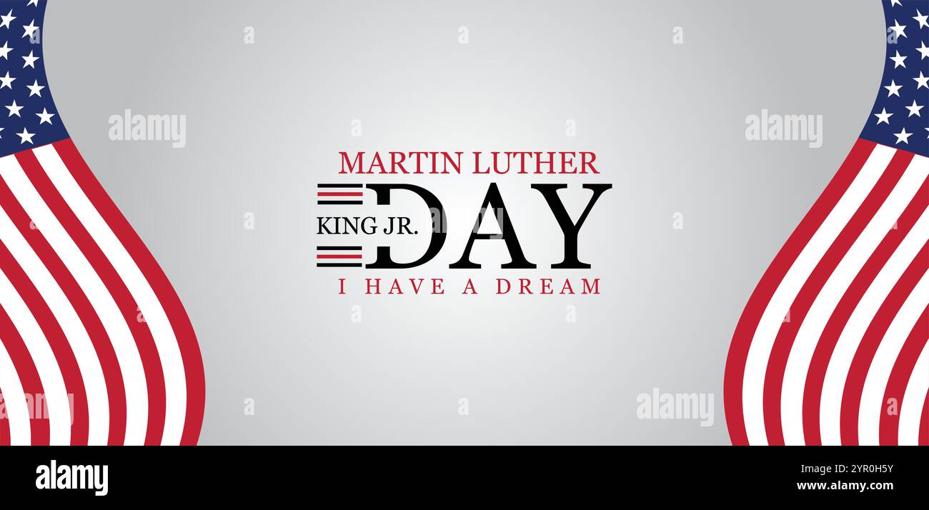 Reflecting on Martin Luther King Day An Ode to Dreams Stock Vector ...