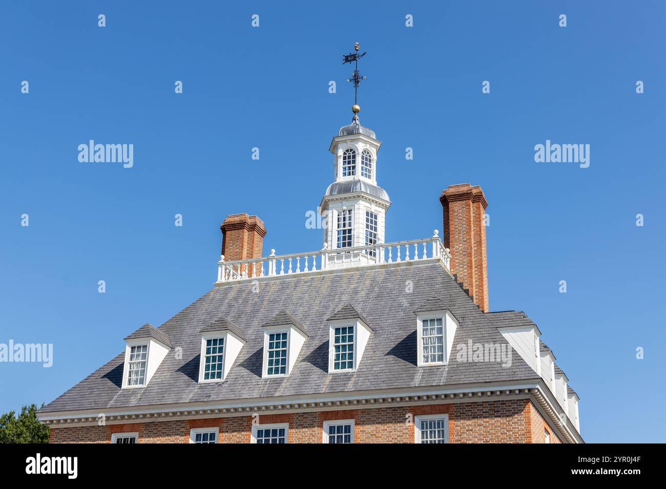 WILLIAMSBURG, VIRGINIA - AUGUST 25, 2024: The governor's palace at ...