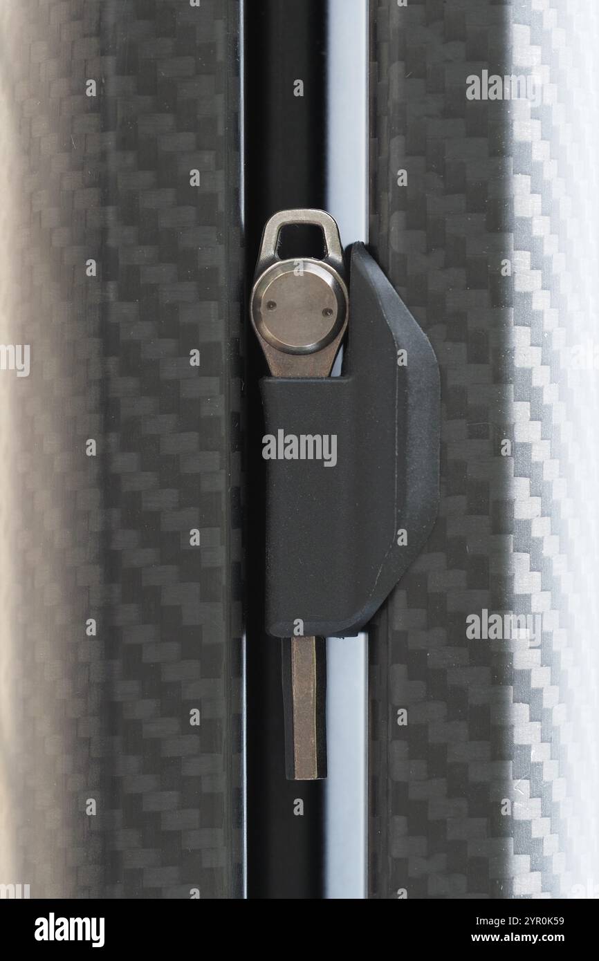 Hexagon key with photography tripod. Alien key on tripod Stock Photo ...