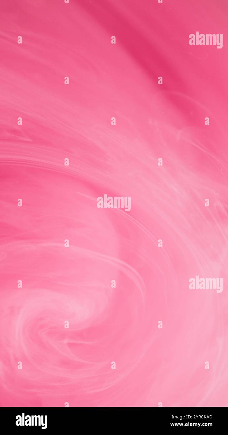Paint splash. Sparkling mist. Defocused bright pink white cloud ink ...