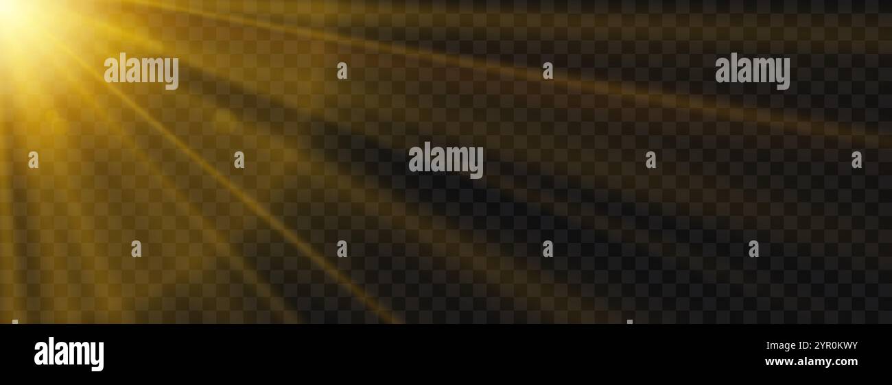 Sun light glare and leak background. Natural light sunburst scene ...