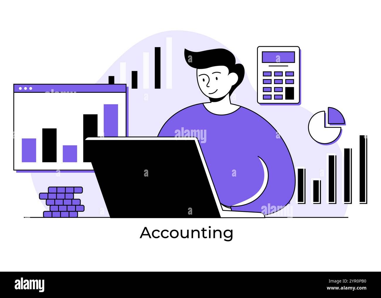 Profit and loss calculation Stock Vector Images - Alamy