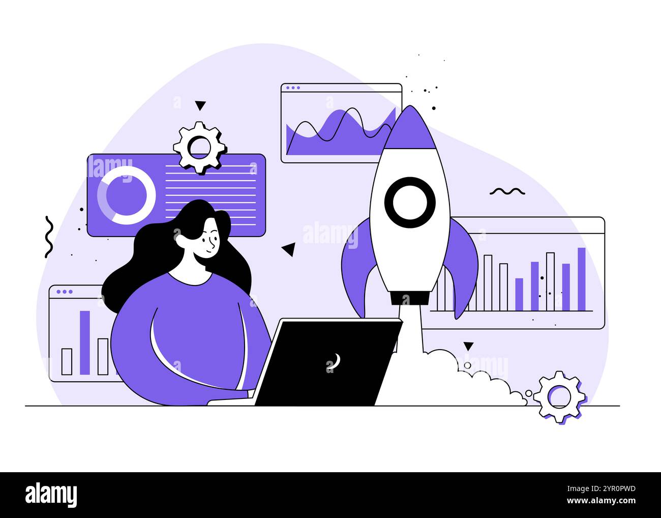 Project idea vector vectors Stock Vector Images - Alamy