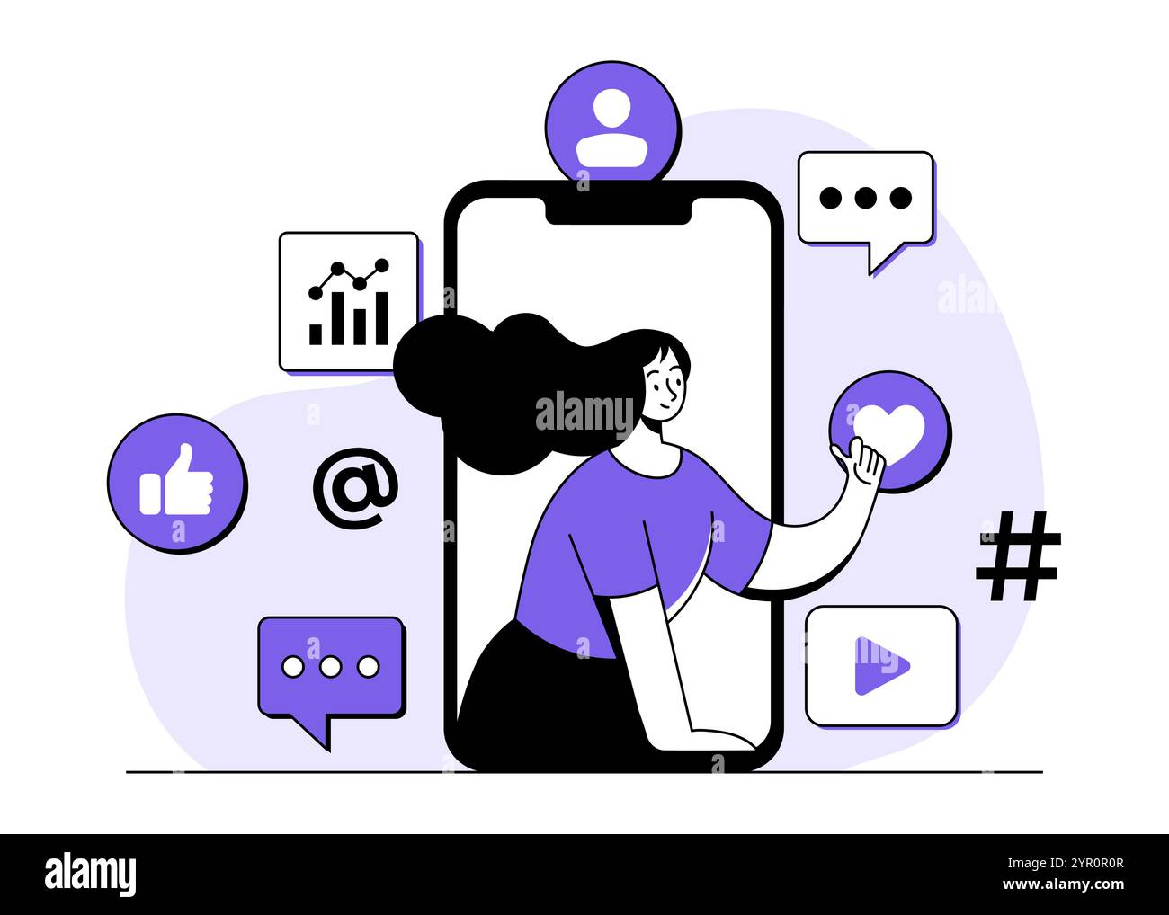 Promoting women Stock Vector Images - Alamy