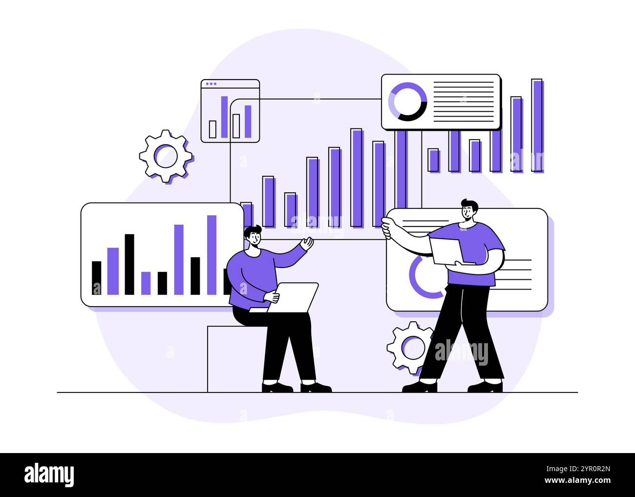 Mana and woman Stock Vector Images - Alamy