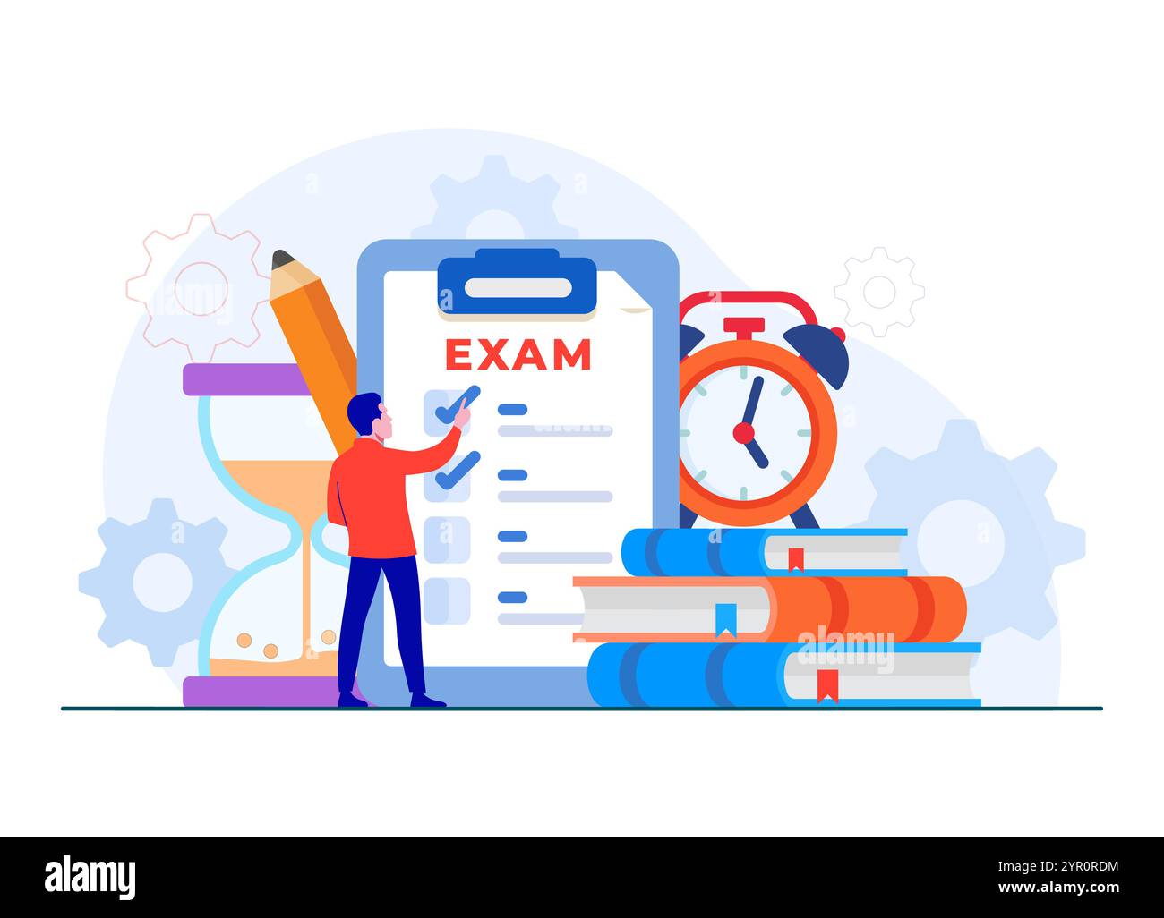 Student and teacher and result Stock Vector Images - Alamy