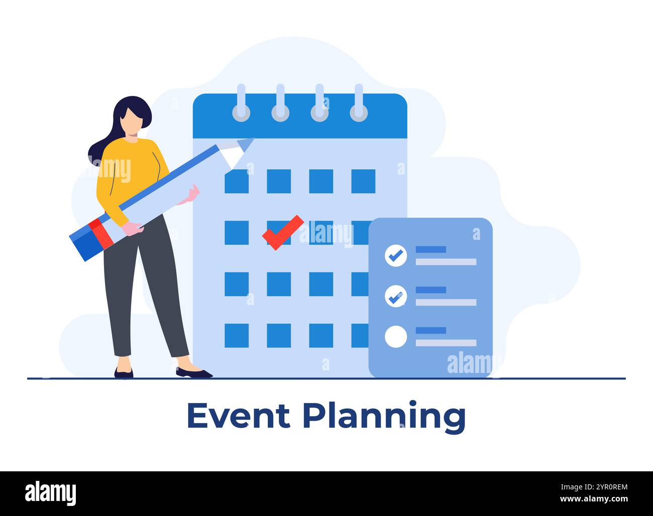 Planning template hi-res stock photography and images - Alamy