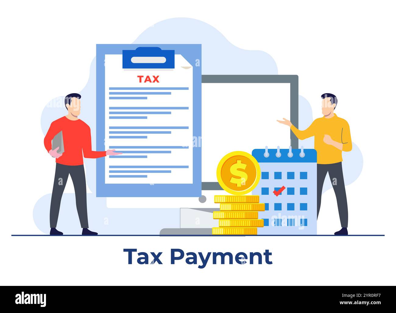 Audit and tax Stock Vector Images - Alamy