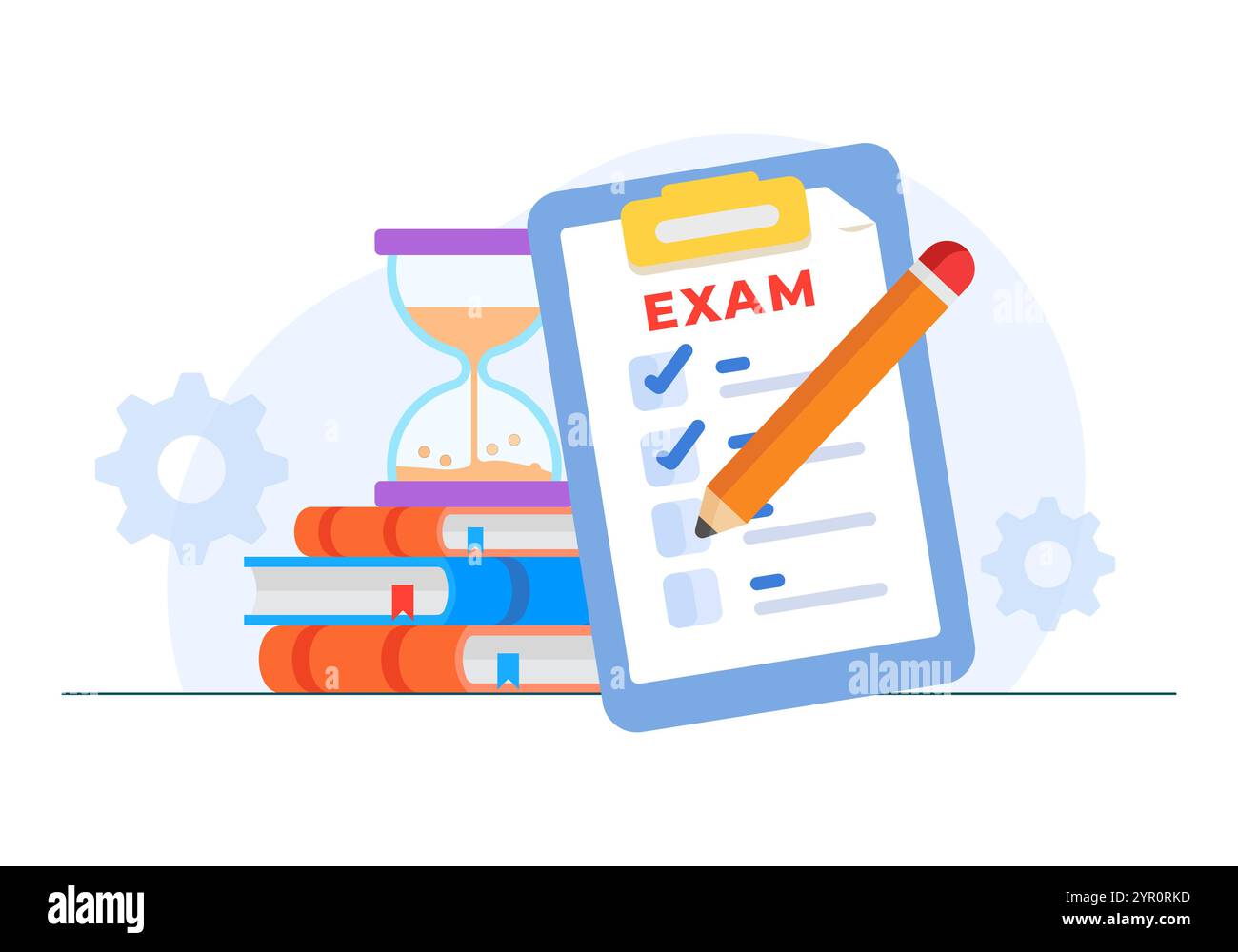 Exam paper answer Stock Vector Images - Alamy