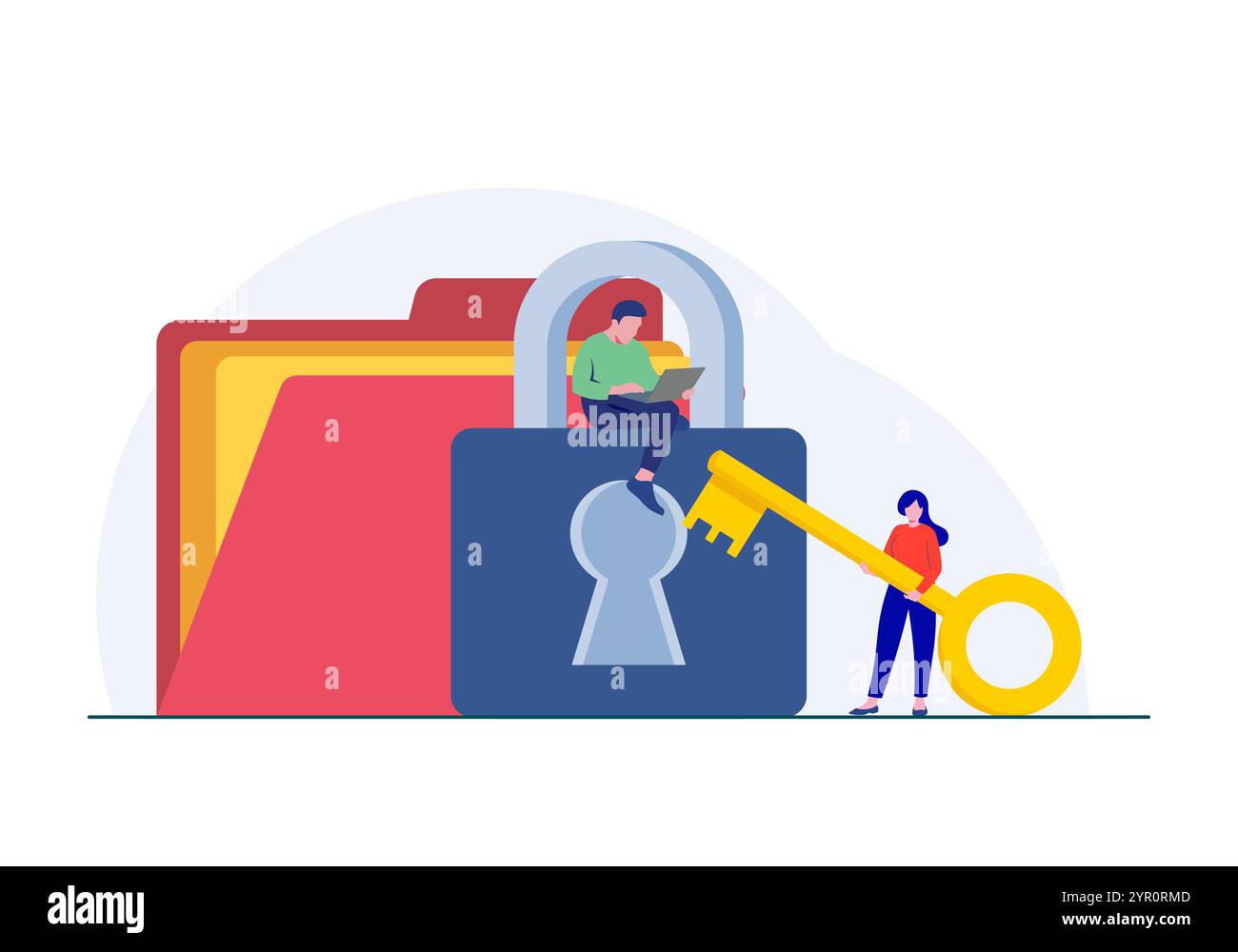 Data Protection Concept Safety And Confidential Data Protection Internet Security Privacy