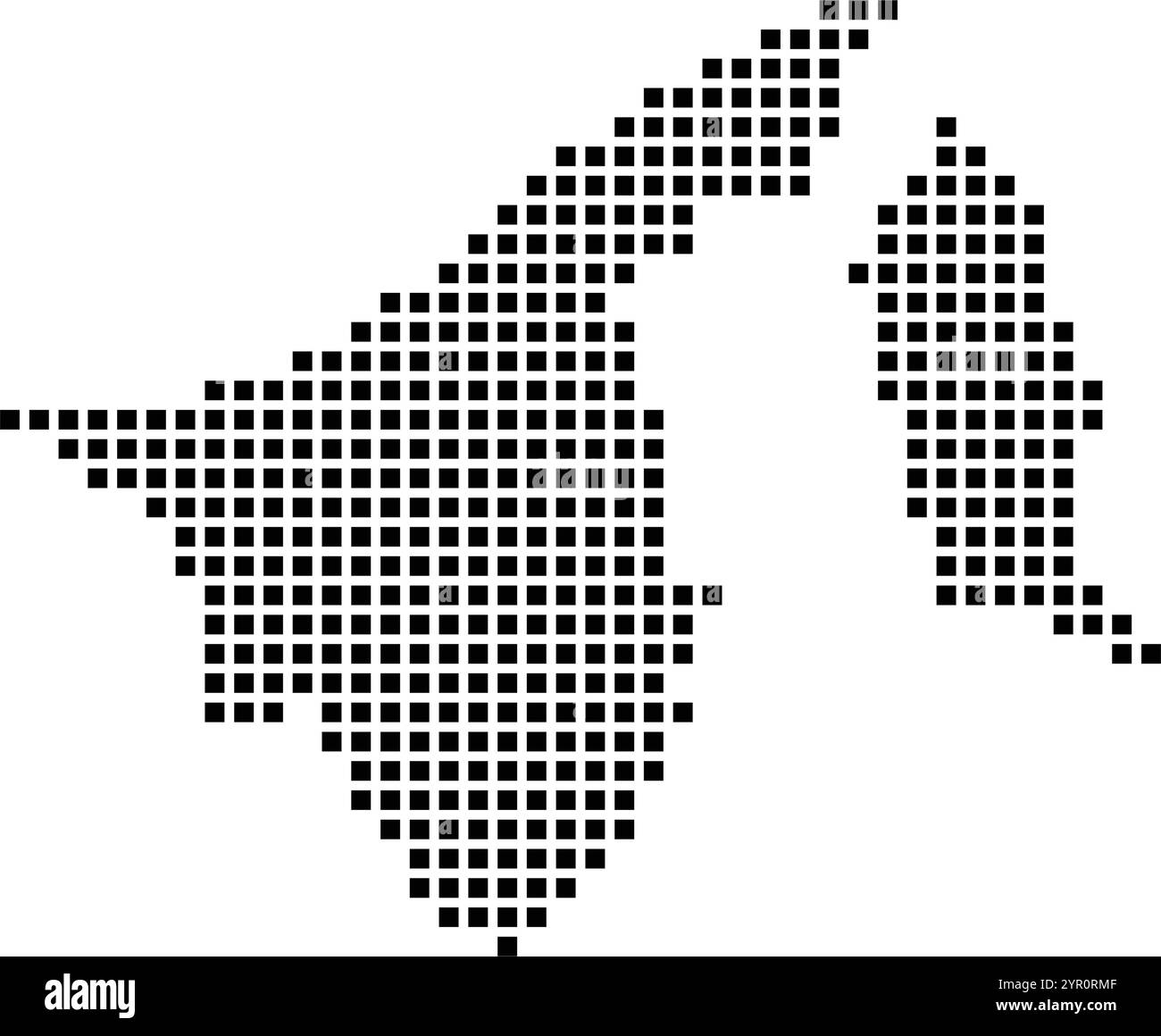 Brunei Darussalam map icon illustration design Stock Vector Image & Art ...