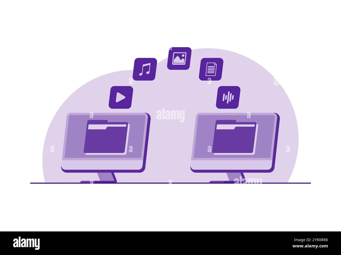File transfer concept, Backup data, Data transfer between two computers ... File transfer concept, Backup data, Data transfer between two computers ...