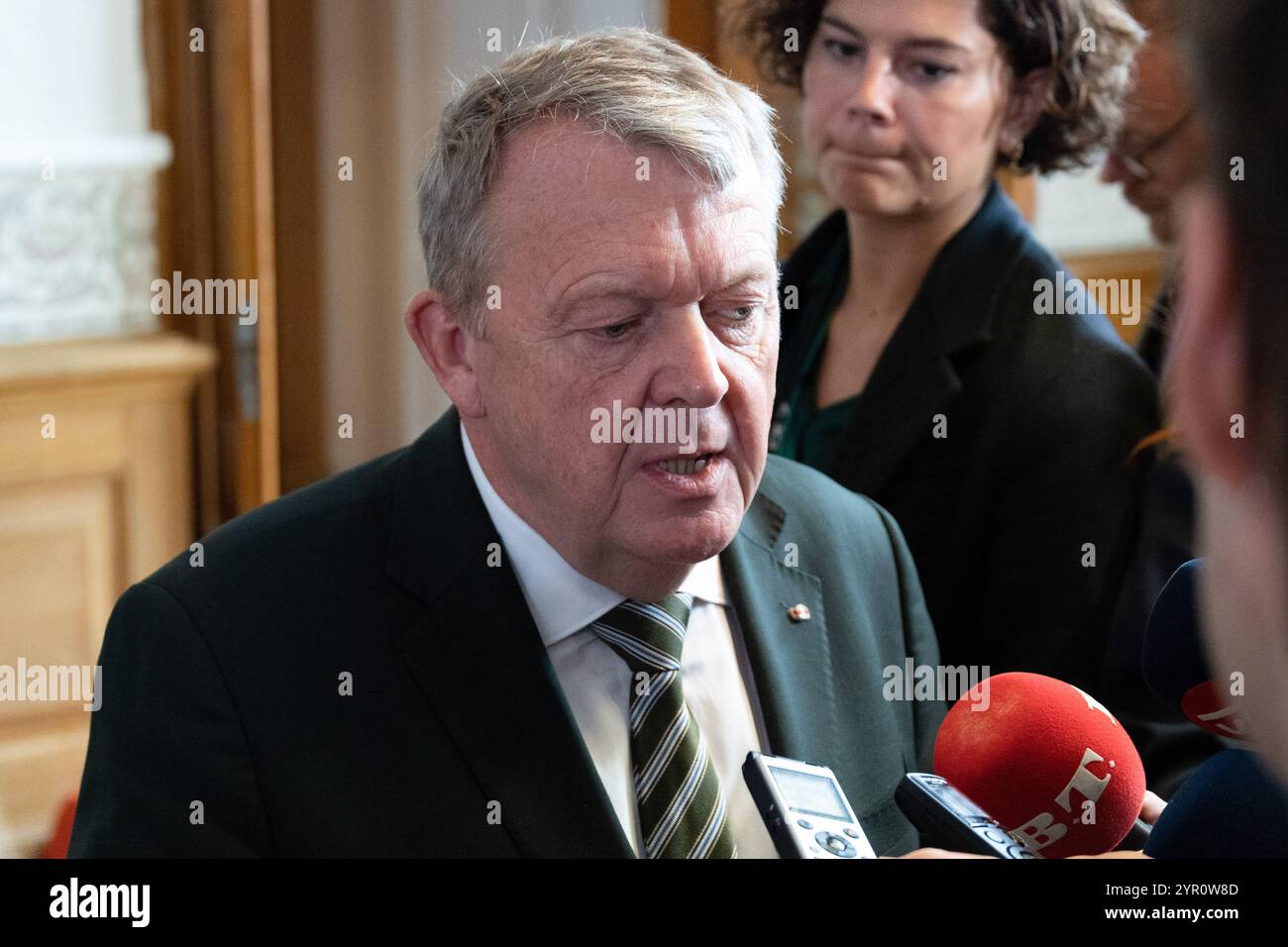 Minister for Foreign Affairs Lars Loekke Rasmussen seen after the ...